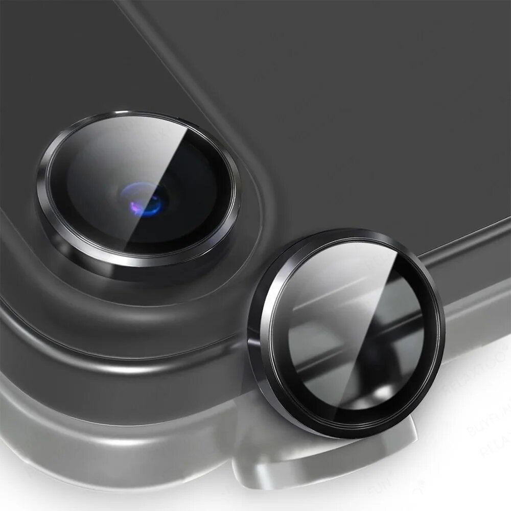 Защита камеры iPhone, кольцо для объектива, Black 01