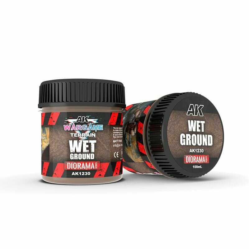 Паста для моделирования AK Interactive Wet Ground100ml