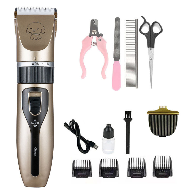 Машинка для стрижки собак, электрическая машинка для стрижки, набор для стрижки кошек, инструменты для ухода за домашними животными