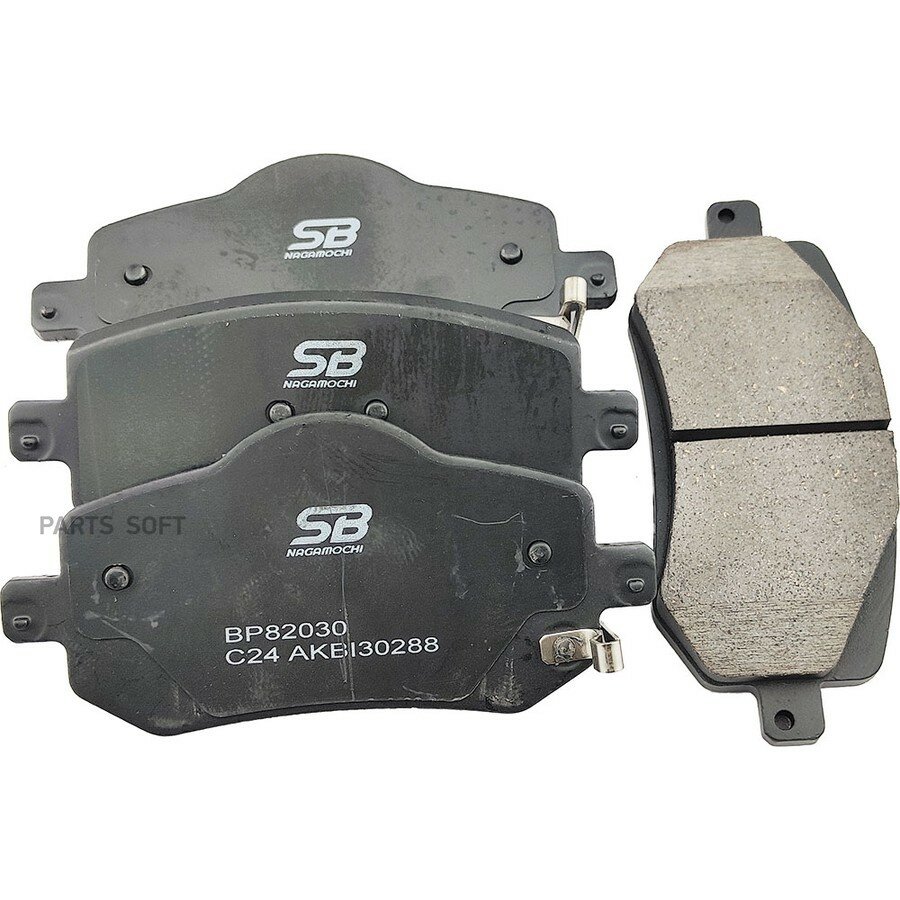 SB NAGAMOCHI BP82030 Колодки тормозные дисковые передние к-т CHERY Arrizo 8 2022~ // GEELY Emgrand 7 2021~ ()