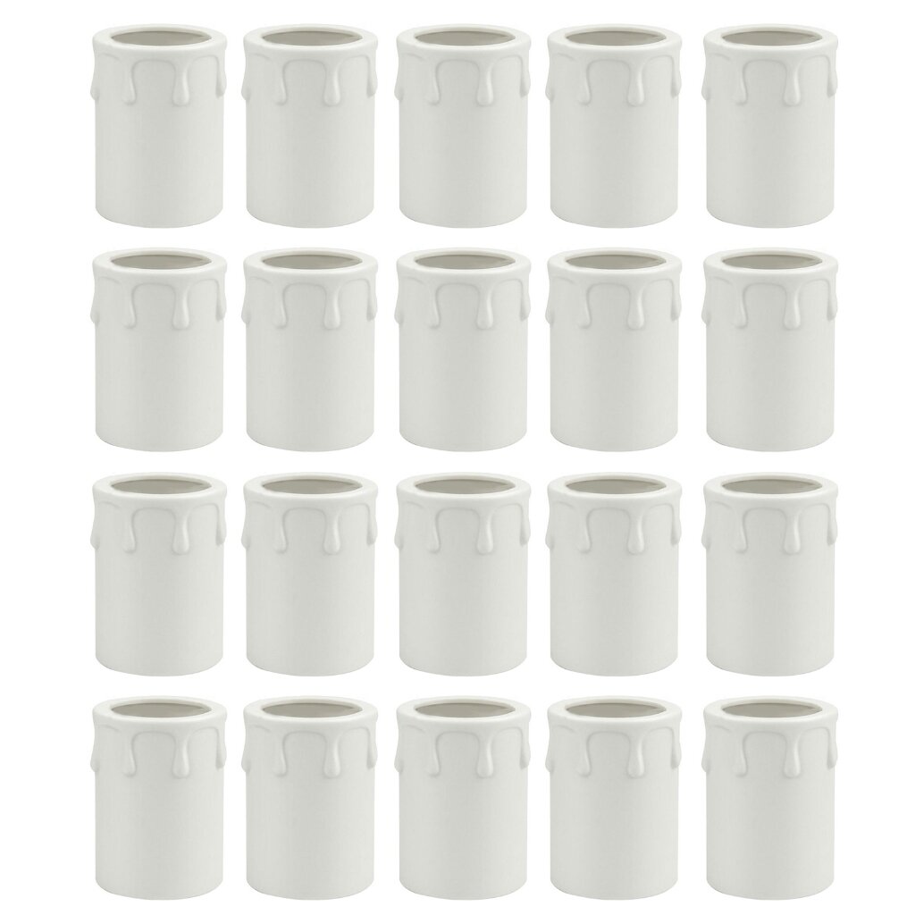 10/20 шт. защитных чехлов для розеток люстр, пластиковых крышек для свечей для элегантного освещения