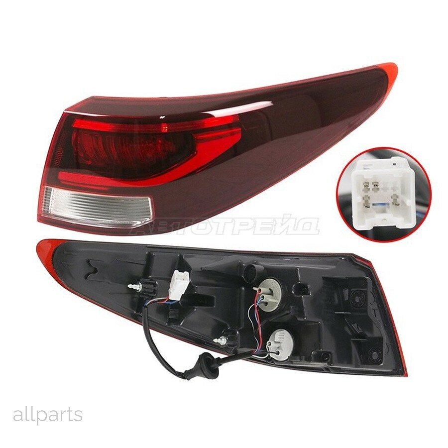 SAT ST-223-19R20XR Фонарь задний Kia Rio X-Line 20-22 / Solaris KRX 24- (Справа)