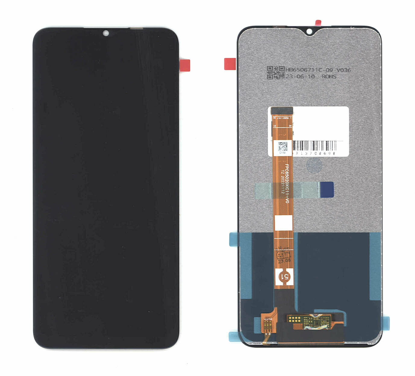 Дисплей (модуль) для Realme C11 в сборе с тачскрином (tft) черный — фото 1
