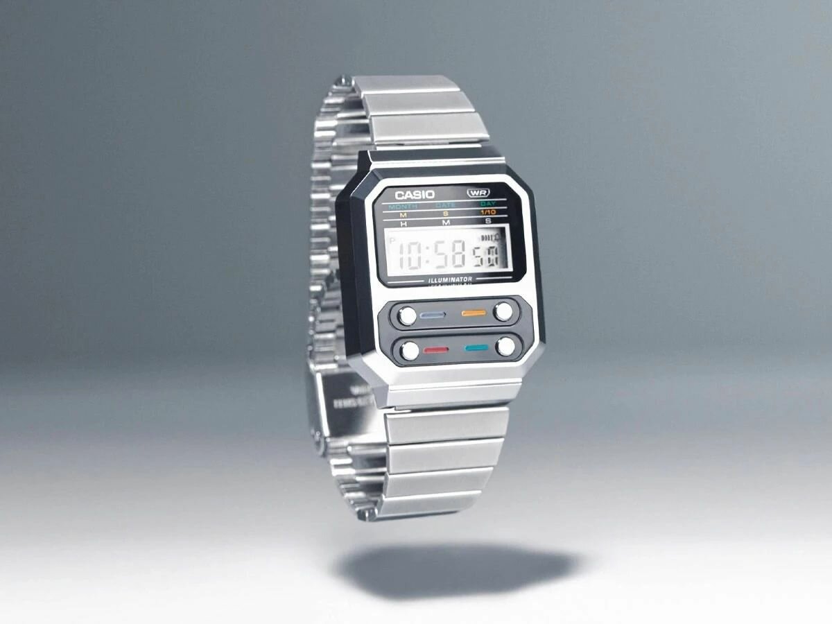 Наручные часы CASIO, черный, серебряный — фото 1