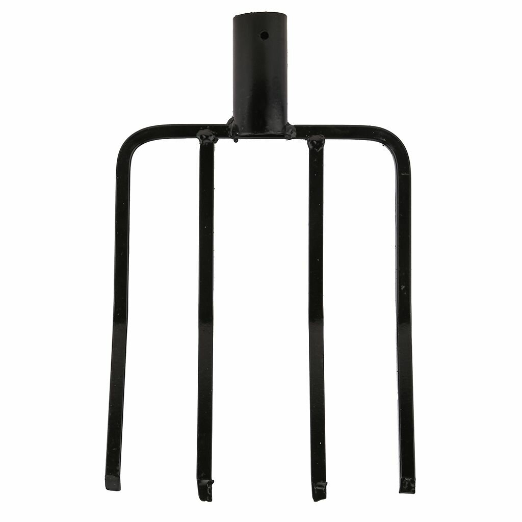 Вилы Домашняя Мода садово-огородные 4-х рогие, сталь, сварные, порошковое покрытие, тулейка д 35 мм