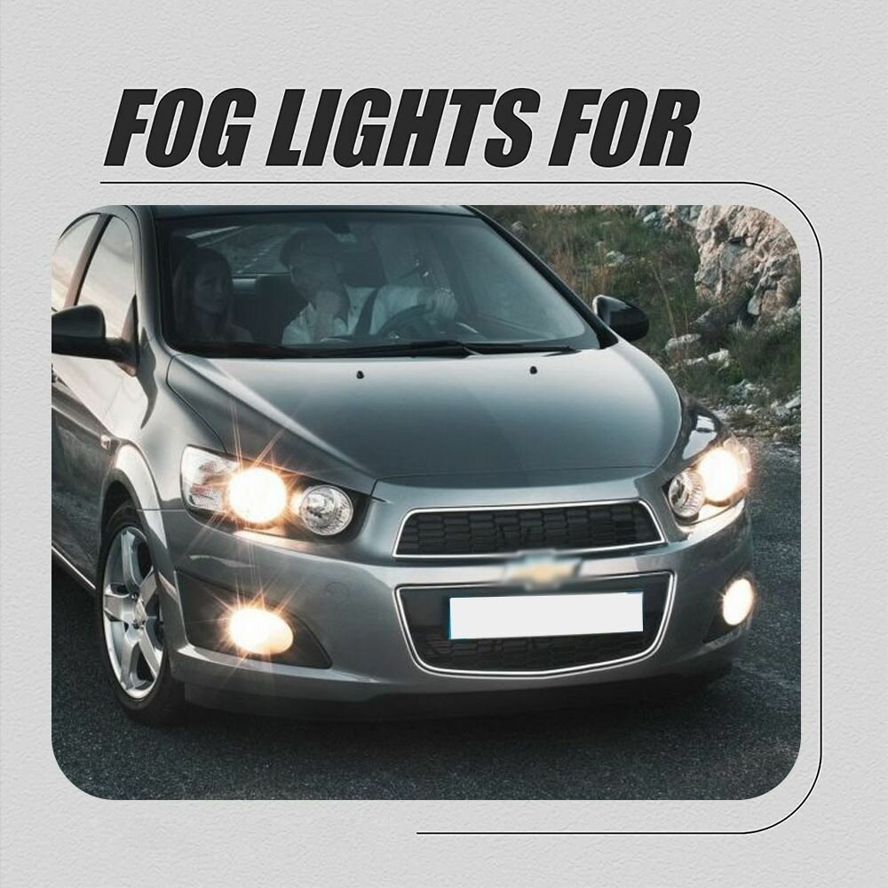 Комплект премиум противотуманных фар для Chevrolet Aveo 20112015, левая и правая