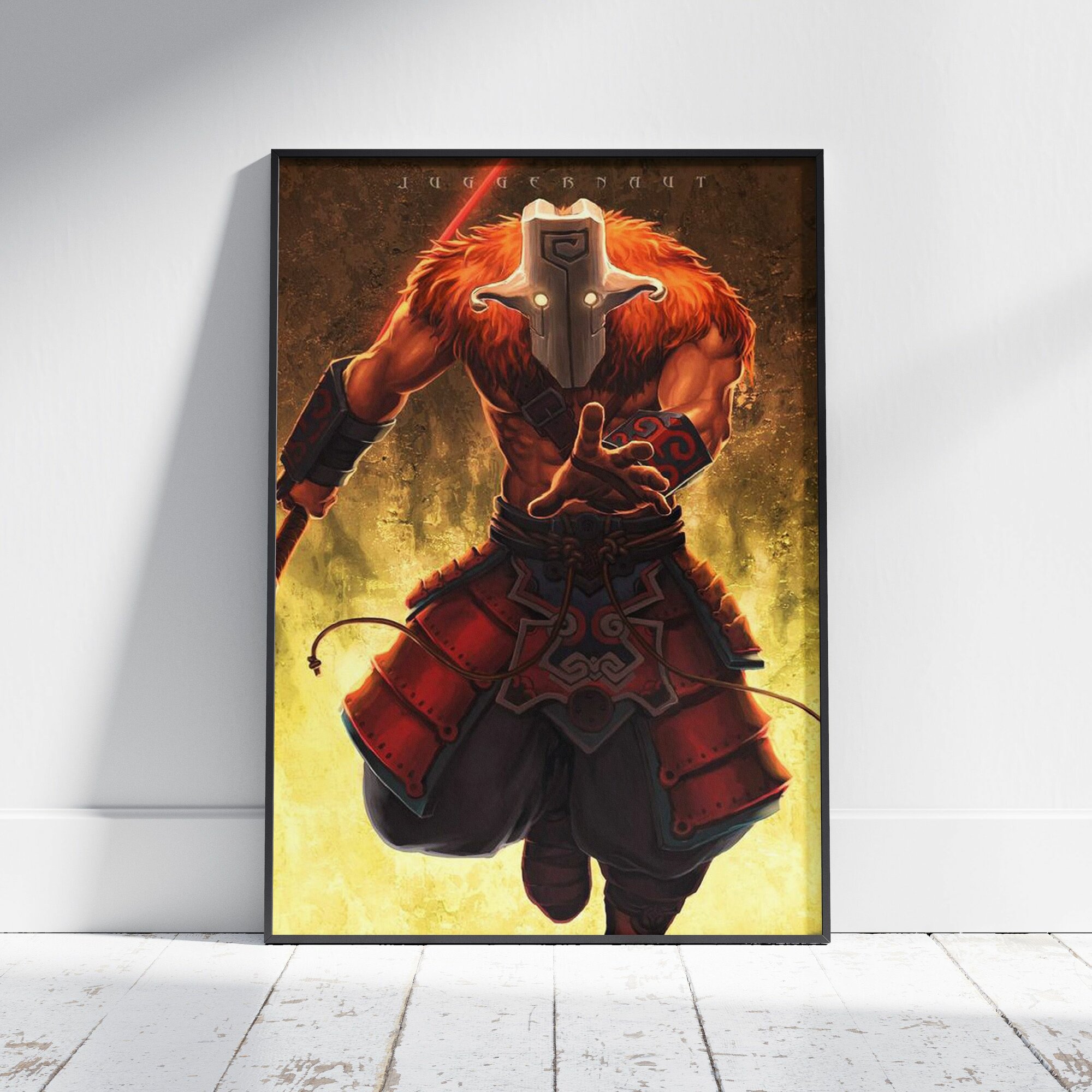 Плакат на стену для интерьера Dota 2 (Juggernaut 1) - Постер по игре формата A4 (21х30 см)