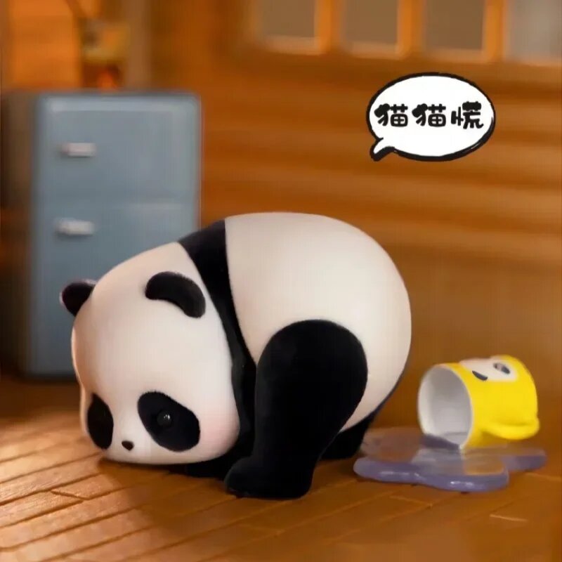 Фигурка панды Panda Roll, черный, Open-Panda Panic
