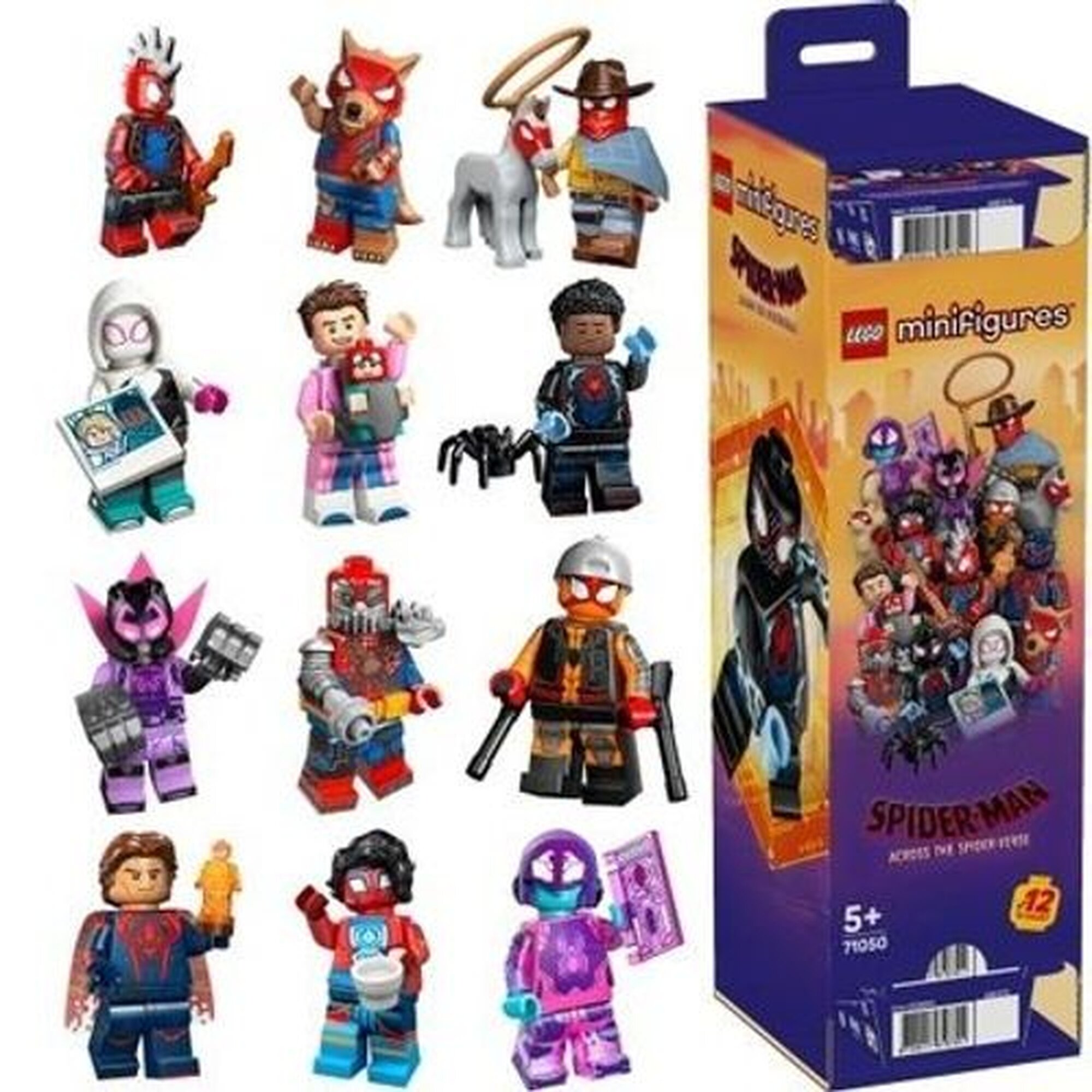 Конструктор LEGO Minifigures Spider-Man - Минифигурки Человек-паук: Через вселенные - Лего 71050