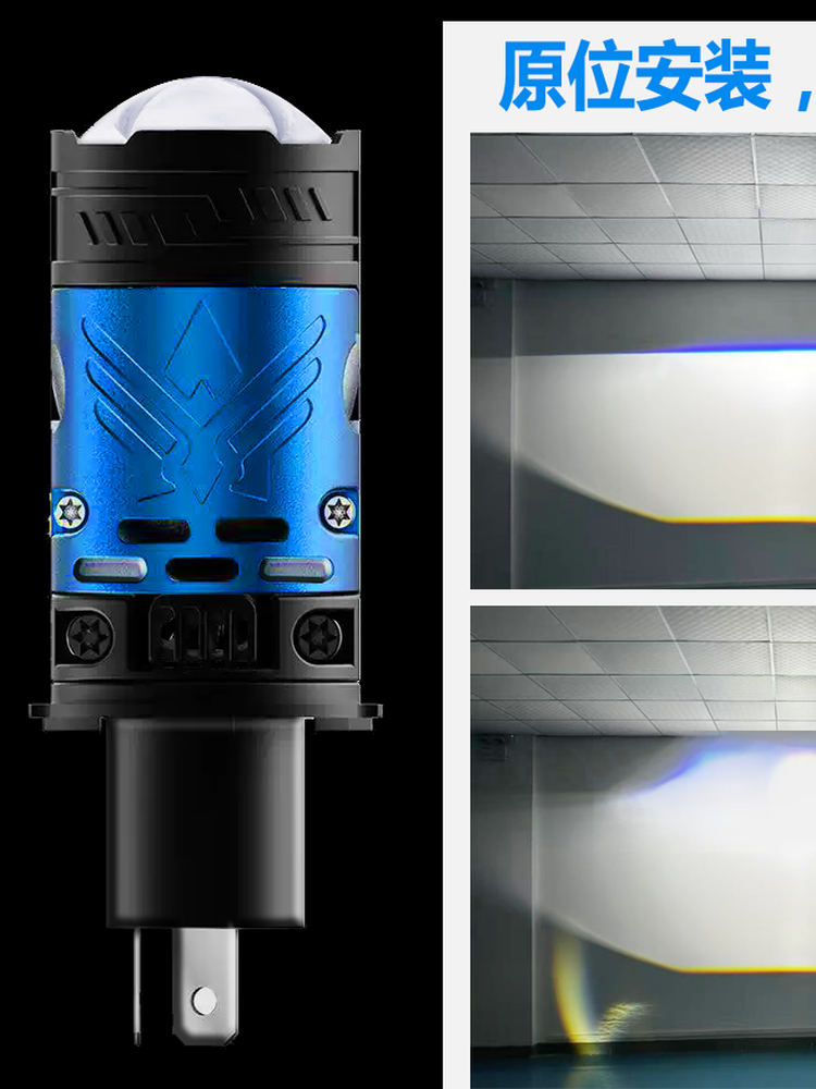 Volkswagen Polo 2011-2013 3-Beam LED Фара с двойным лучом для лампы H4 замена