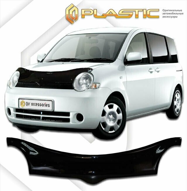 Дефлектор капота для Toyota Sienta 2003-2015 Classic черный