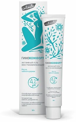 Гинокомфорт гель Восстанавливающий (чайное дерево) 50мл #^^