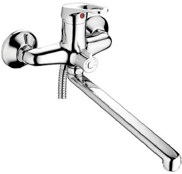 82213 Смеситель для ванны LOFFREY d-35 длинный излив однорычажный