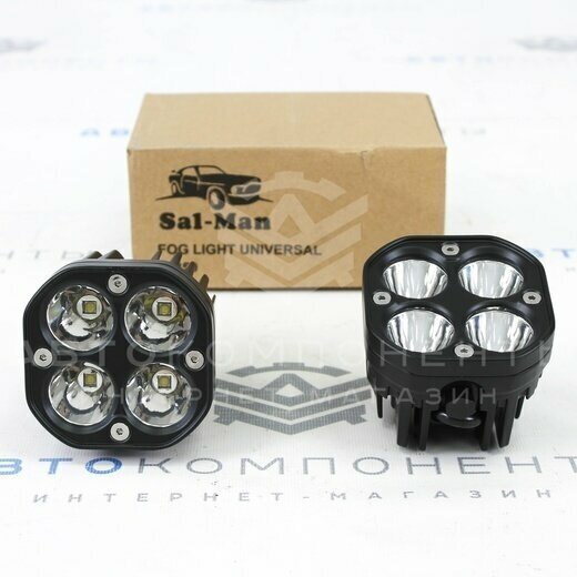 Светодиодные универсальные ПТФ (противотуманные фары) 40W "Sal-Man"