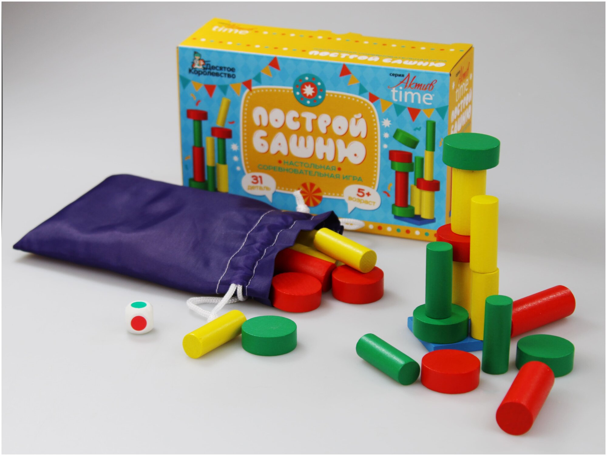 Настольная игра Построй башню — фото 1
