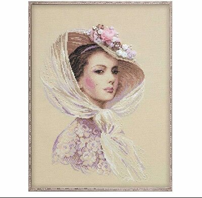 RIOLIS Premium 100/028-NA92 Сиреневый вечер набор для вышивания крестиком 30 х 40 см