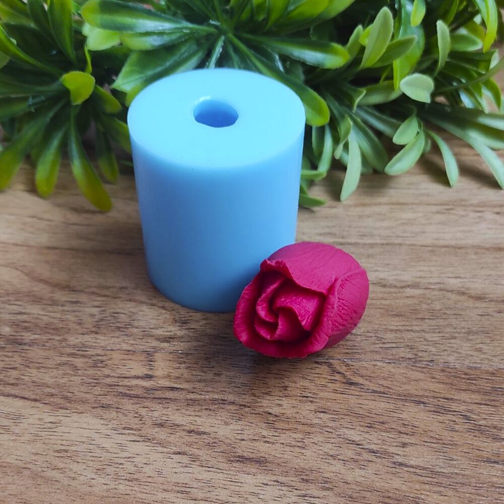 Силиконовая форма для мыла VJ Molds Роза Альба №1. Молд для творчества, рукоделия, мыловарения. Фигурка 3Д.