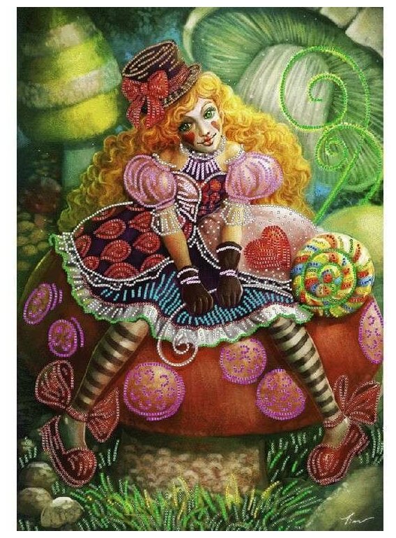 Принт для вышивки бисером Вышиваем бисером "№ 18", 30x40 см