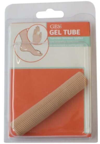 Тканево-гелевая трубка для защиты пальцев от мозолей и натирания Gess Gel Tube