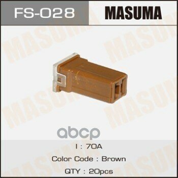 Предохранитель силовой мини коричневый 70A Masuma арт. FS028