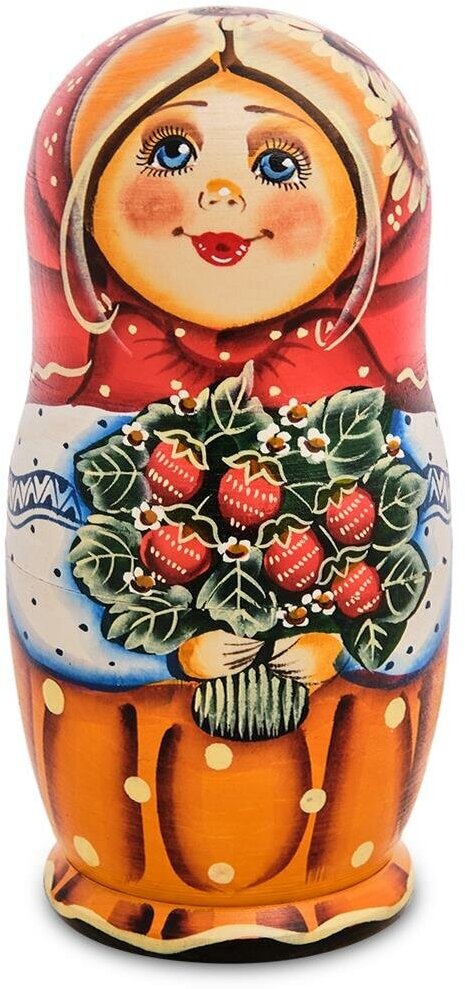 Матрешка 5м "Настенька" A2172907 Народные промыслы, Дерево липа, краски, лак