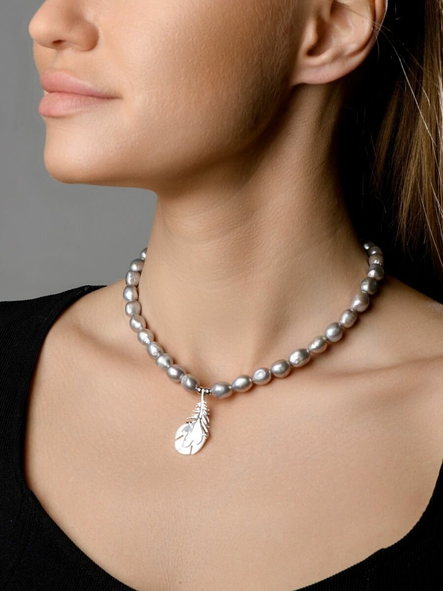 Колье, жемчуг барочный