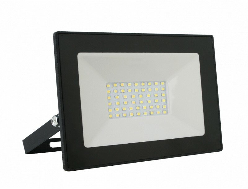 Ultraflash LFL-3001 C02 черный (LED SMD прожектор, 30 Вт, 230В, 6500К), цена за 1 шт.