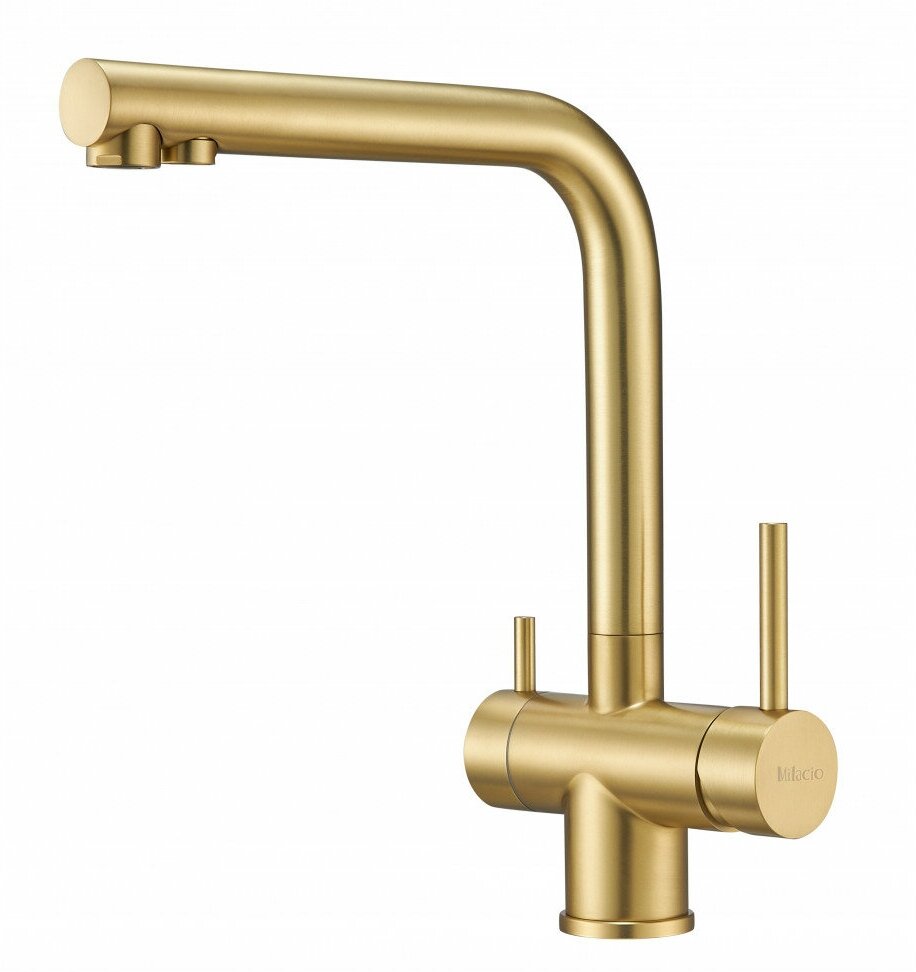 Смеситель для кухни Milacio Ultra (MCU.558. GD) матовое золото