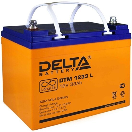 Аккумуляторная батарея для ИБП Delta Battery DTM 1233L