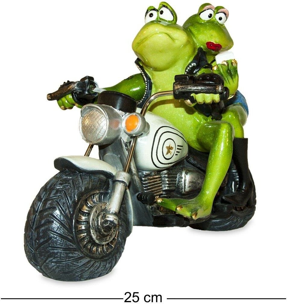 Фигурка Лягушка -романтическая поездка A2138688 разностор, Полистоун