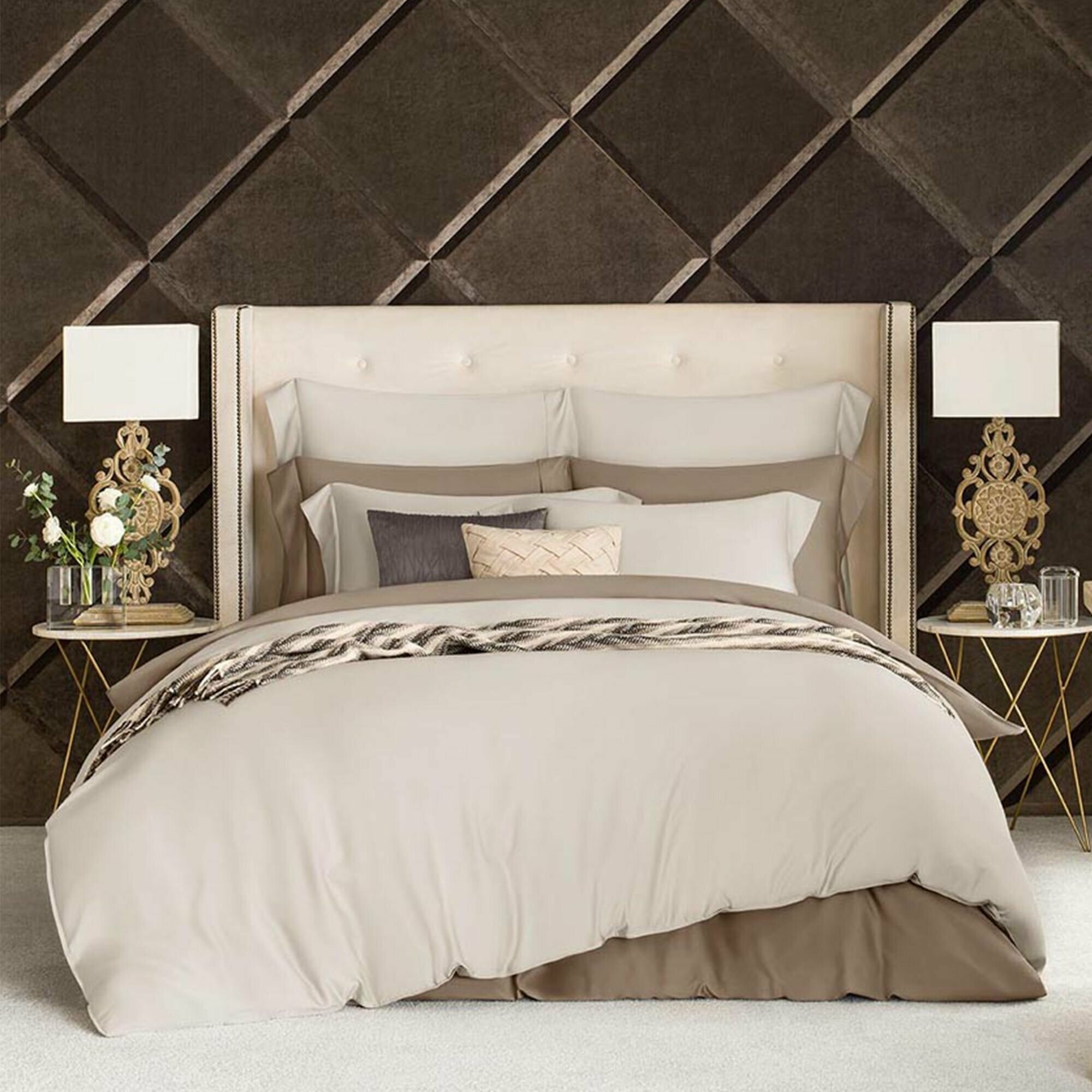 Togas Комплект постельного белья семейный "Сенса" 145x200-2/260x270/50x70-2 Sensotex, эвкалиптовое волокно