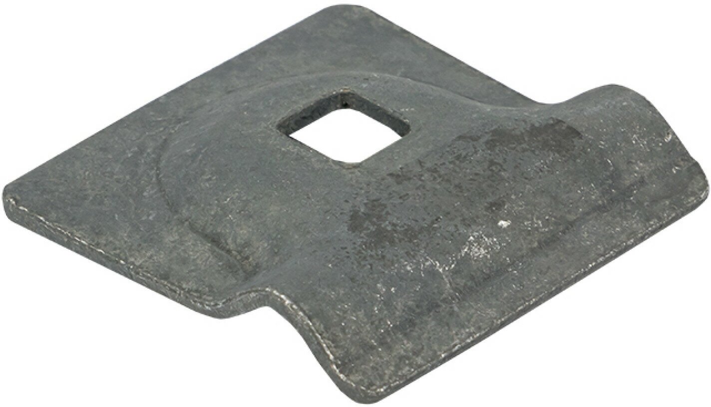 Пластина заземления EKF PROxima lp-g3103, оцинкованная сталь, 45х45 мм