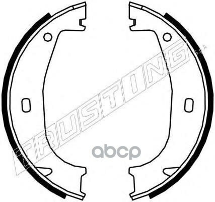 К-т бараб. тормоз. колодок Trusting арт. 019026