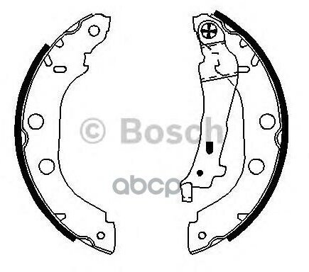 Колодки тормозные барабанные BOSCH шт. Bosch арт. 0986487699