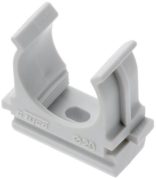 Держатель К01220 для труб 20мм под монтажный пистолет Рувинил (120 шт. в комплекте)