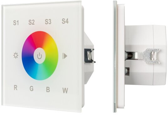 Панель управления Arlight INTELLIGENT ARLIGHT Сенсорная панель DALI-901-11-4G-RGBW-DT8-IN White (BUS/230V) (INTELLIGENT ARLIGHT, IP20 Пластик, 3 года)