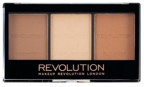 Makeup Revolution Палетка для контурирования Ultra Brightening Contour Kit Ultra Light-Medium C04