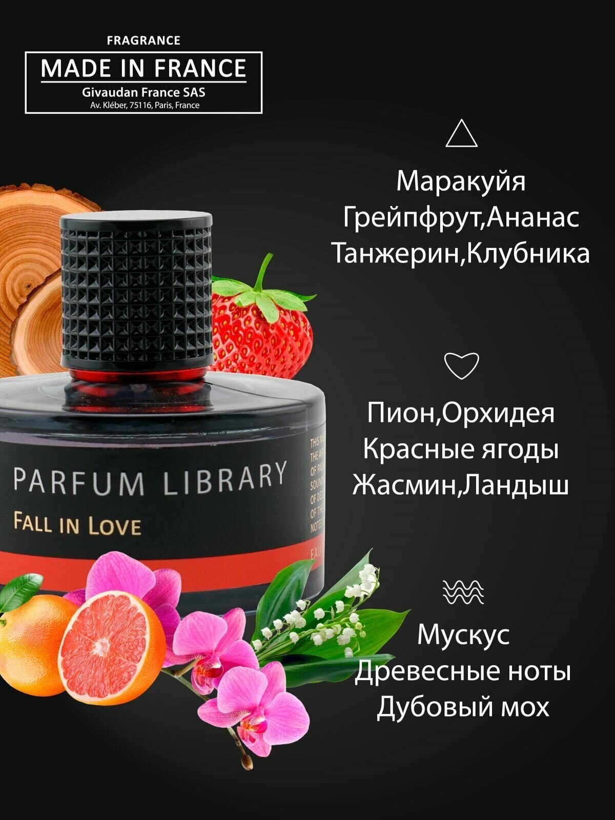 Vinci Парфюмерная вода женская Parfum Library Fall in Love 60мл от Delta Parfum