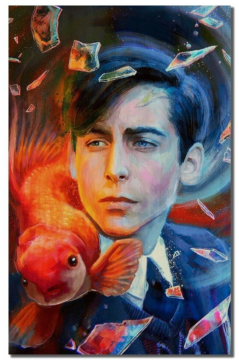 Картина интерьерная на дереве, рисунок сериал Академия Амбрелла Номер Пятый - 6804 В