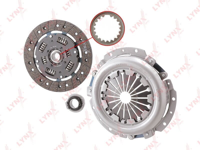 Комплект сцепления D 200 mm подходит для LADA Granta 1.6 11 Kalina II 1.6 13 Vesta 1. LYNXauto CL-1030