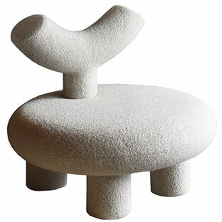 Кресло в стиле WHO ARE YOU by Olga Engel (Маленькое Y 530*530*480/280 мм, цвет молочный)