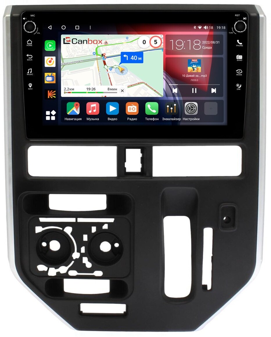 Штатная магнитола Canbox H-Line 7807-10-1392 Toyota Roomy 2016-2020 (авто без климат-контроля) Android 10 (4G-SIM, 4/64, DSP, QLed) С крутилками
