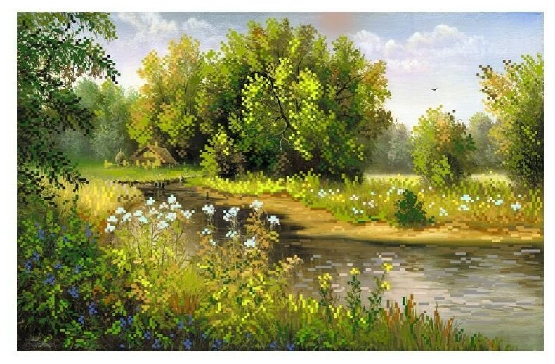 Рисунок на канве Матренин Посад "Лето", 26x40 см