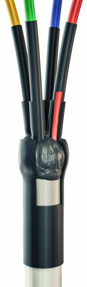 Муфта концевая КВТ 4ПКТп(б) 2,5-10 кв. мм мини черная