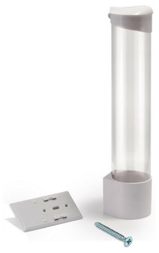 Держатель д/стаканов на шурупах белый Aqua Work 534003 24053