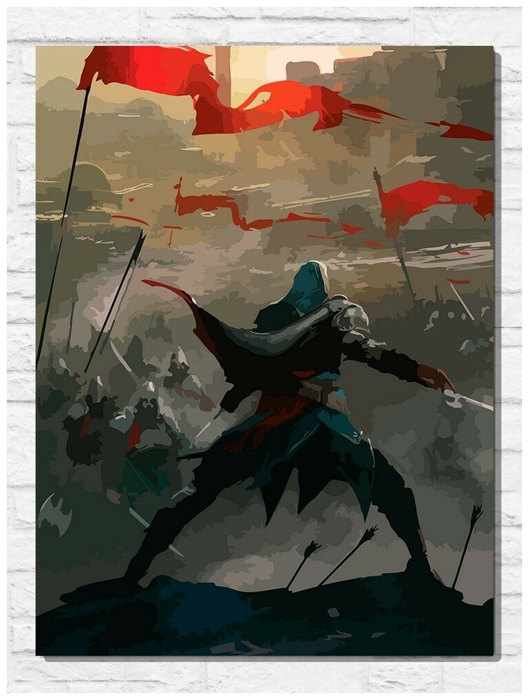 Картина по номерам на холсте игра Assassin's Creed Revelations - 11500 В 30x40