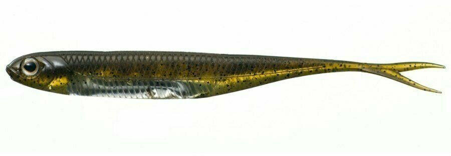 Мягкая приманка FISH ARROW FLASH J SPLIT 3" #01 GP/Silver