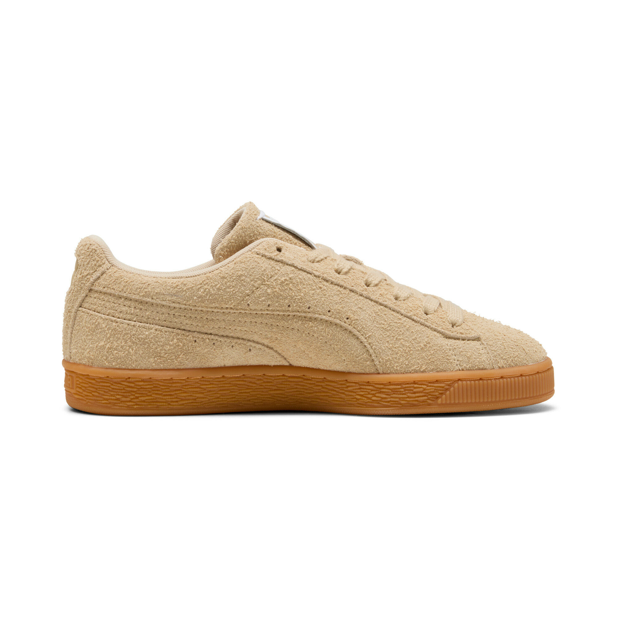 Кроссовки PUMA Suede Forever, полнота 6 (RU)/ на среднюю стопу, размер 6K, бежевый — фото 1
