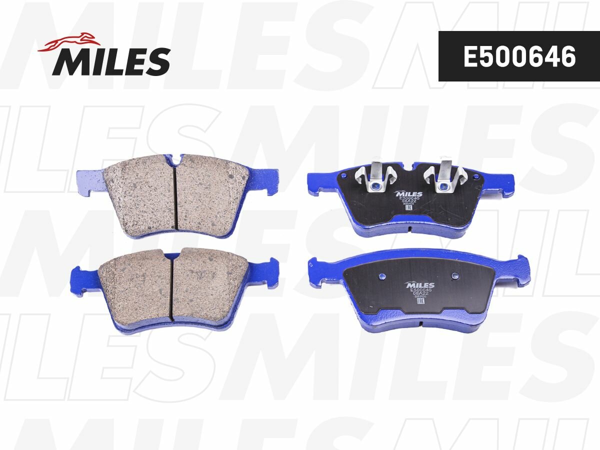 MILES Колодки тормозные передние (Смесь CERAMIC серия PRO) MERCEDES GL X164 4.2-5.0/ML W164 5.0/R W241 5.0 (TRW GDB1797) E500646