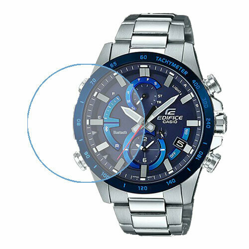 Скрин Мобайл защитный экран для часов Casio EQB-900DB-2A из нано стекло 9H